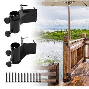 Liamoy | Wall Decor | Stainless Steel Parasol Holder Umbrella Clamp ...